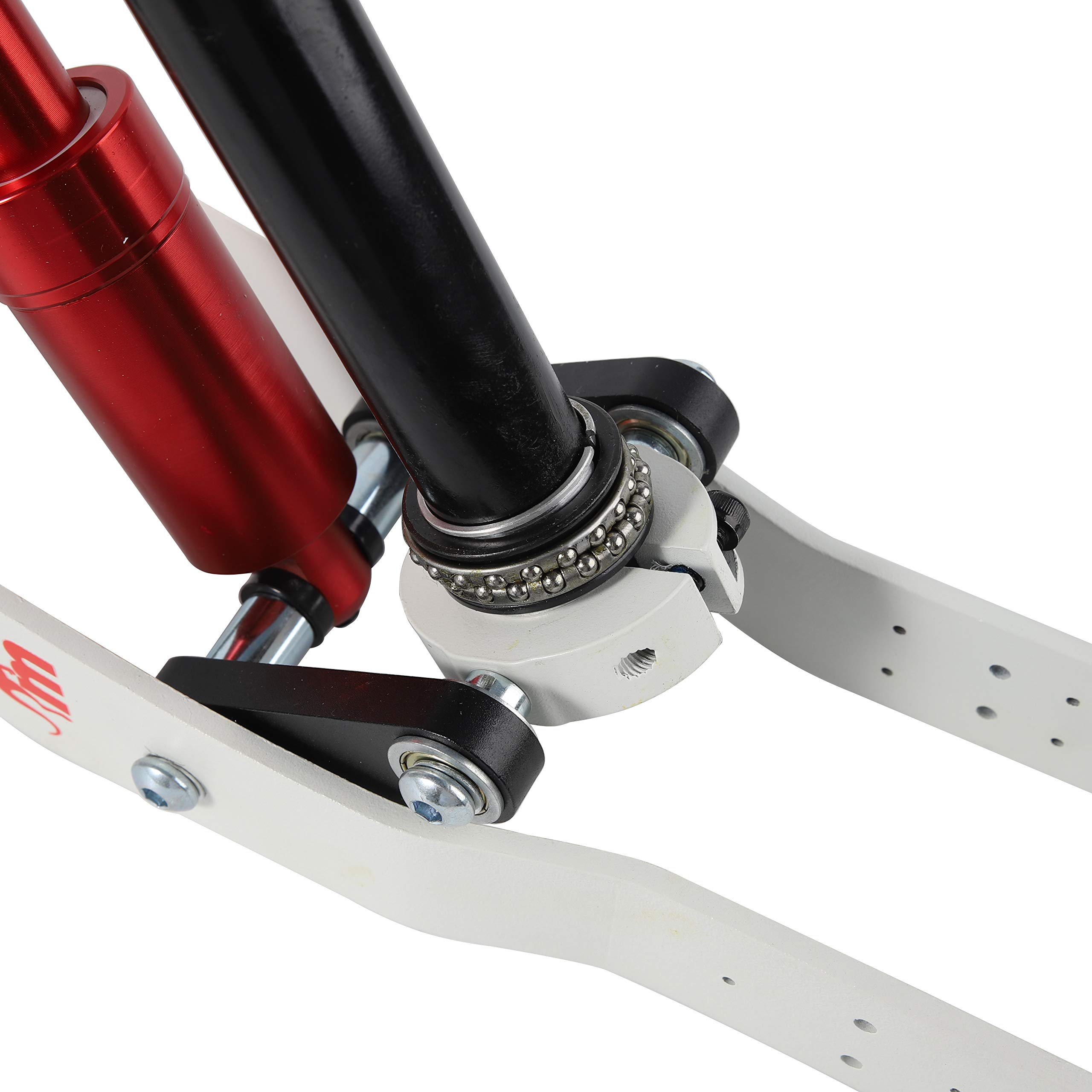 Monorim V4 Front Scooter Suspension Upgrade | Compatible w/Xiaomi M365, M365 Pro, 1S, Pro 2, Essential Models | Scooter Parts for Safer, Smoother, More Comfortable Ride - Black & Blue