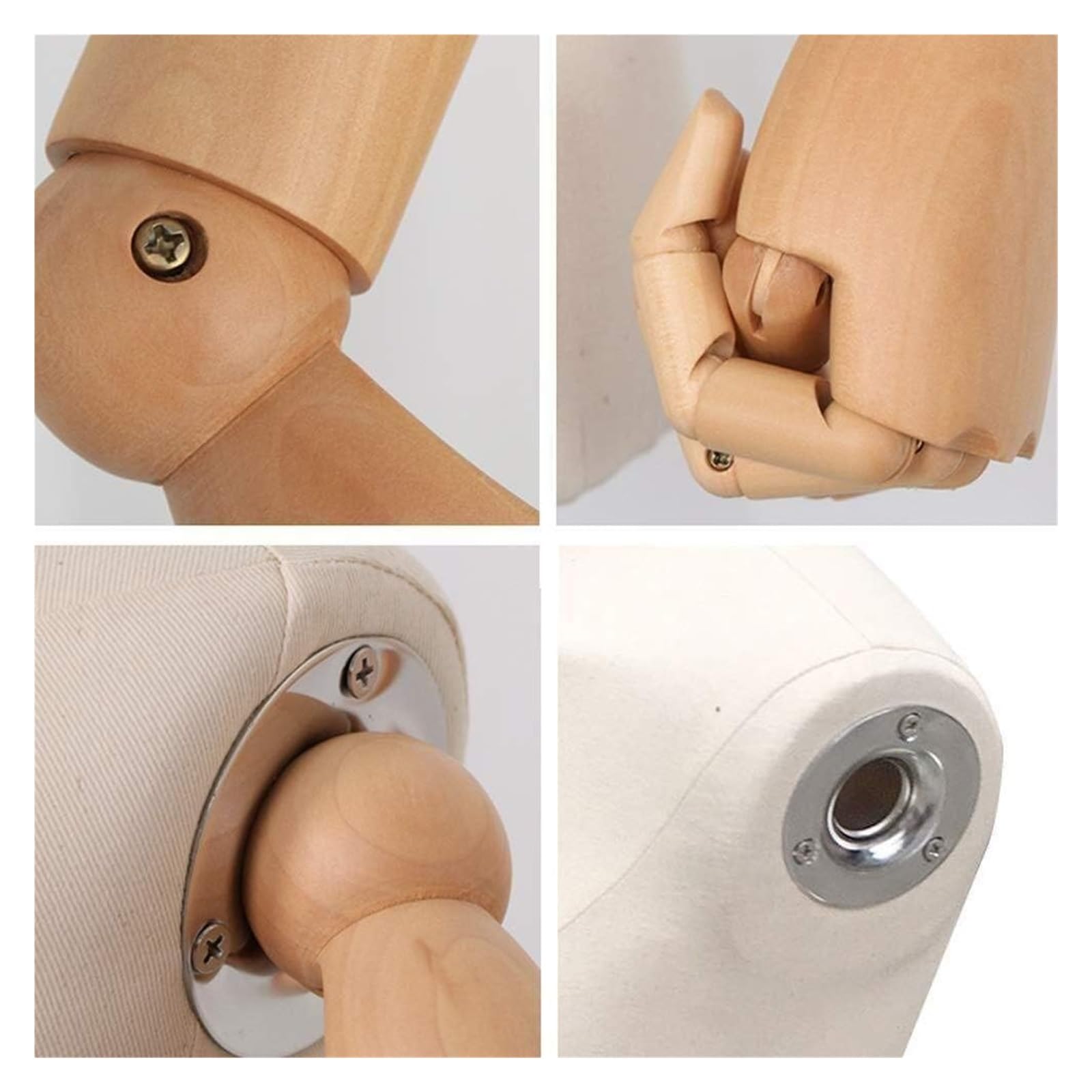 Mannequin Tailors Dummy Dress Form Torso Torso Female Tailors Dummy Dressmakers Dummies Fashion Students Display Bust Adjustable for Apparel Jewelry Display Stand