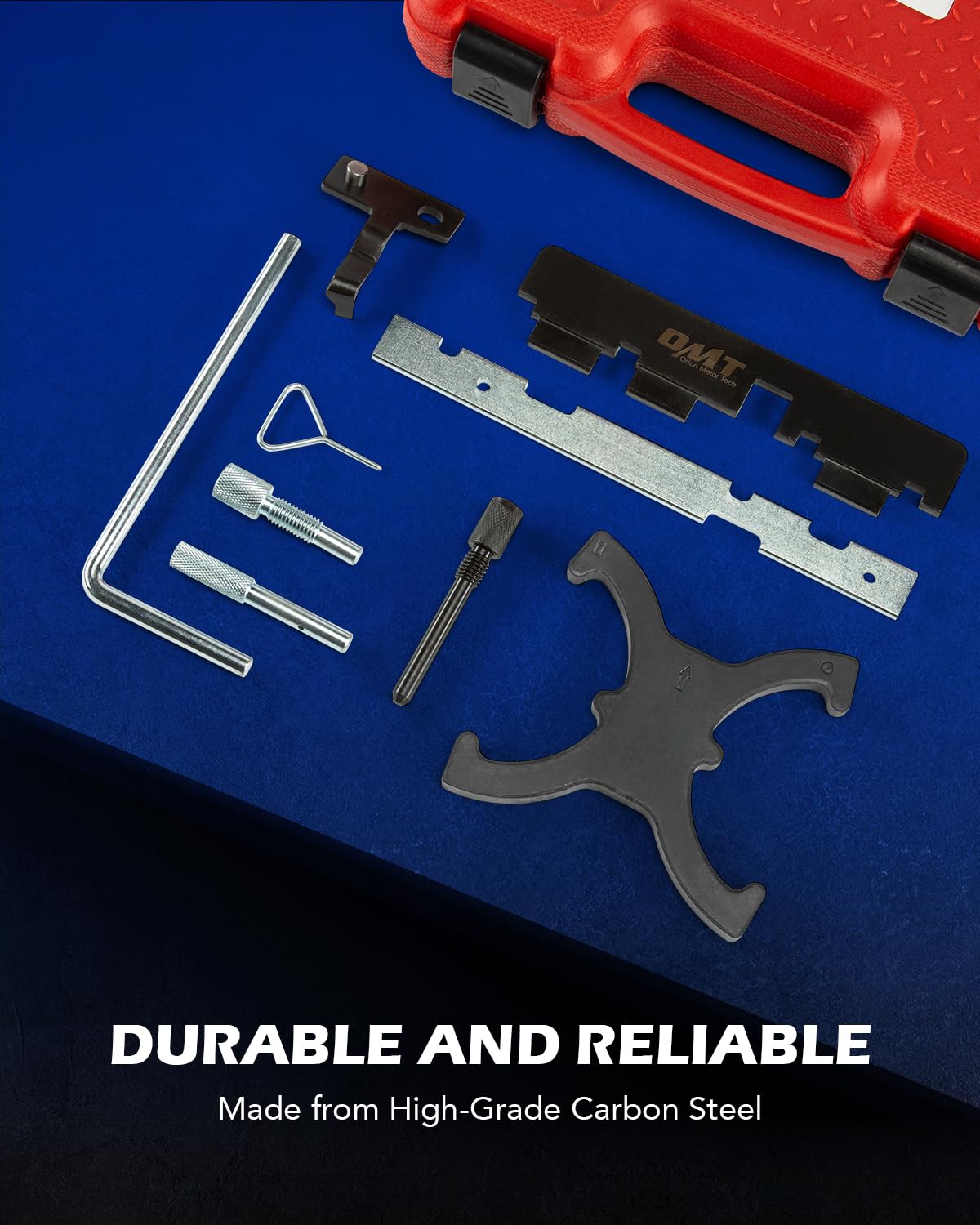 Orion Motor Tech Engine Timing Tool Kit, Crankshaft and Camshaft Timing Belt Locking Alignment Tool Set Compatible with Ford Focus Escape Transit Volvo S60 S80 V60 V70 More for 1.5L 1.6L VCT Engines