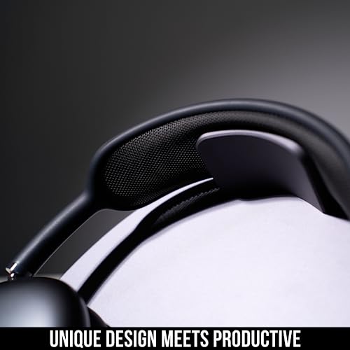WIWU AirPods Max Stand with Sleep Mode, Aluminum Alloy Headphone Holder, Protective Silicone Pad, Solid Base, Compatible with Headbands up to 1.7 inches