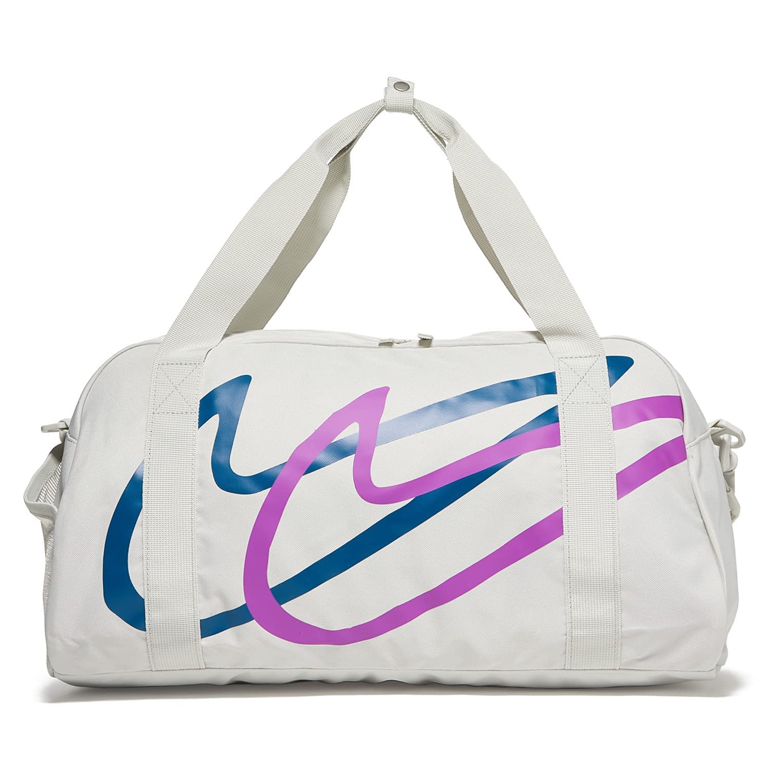 Nike Gym Club Duffel Bag (Little Kids/Big Kids) Light Bone/Light Bone/Vivid Purple One Size