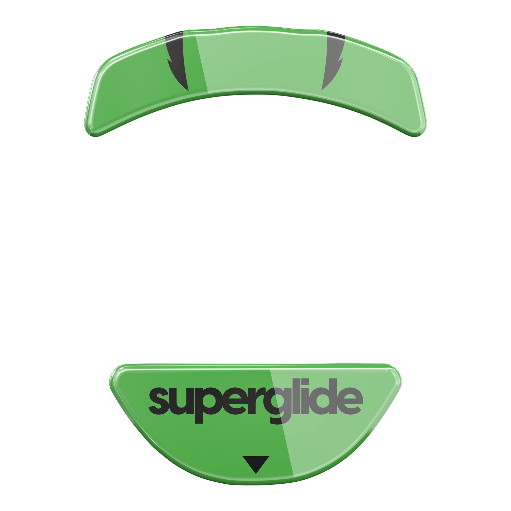 Superglide - Fastest and Smoothest Mouse Feet/Skates Made with Ultra Strong Flawless Glass Super Fast Smooth and Durable Sole for Razer Orochi V2 [Green]