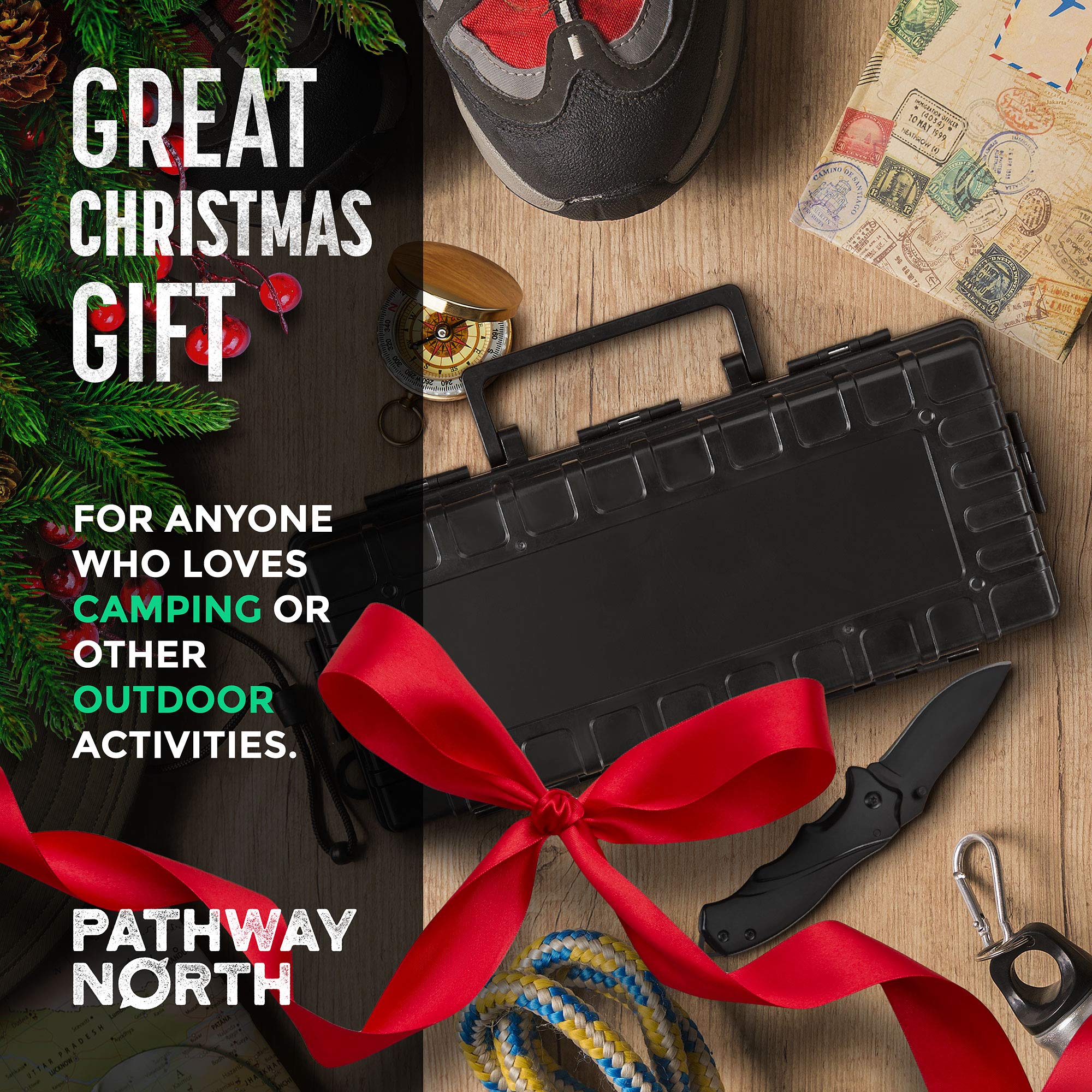 Pathway North Emergency Survival Kit for Disaster Tactical Survival Multi Tool Bug Out Bag, Boat, Hunting, Outdoor Hiking Camping Gear, Essentials for Adventures