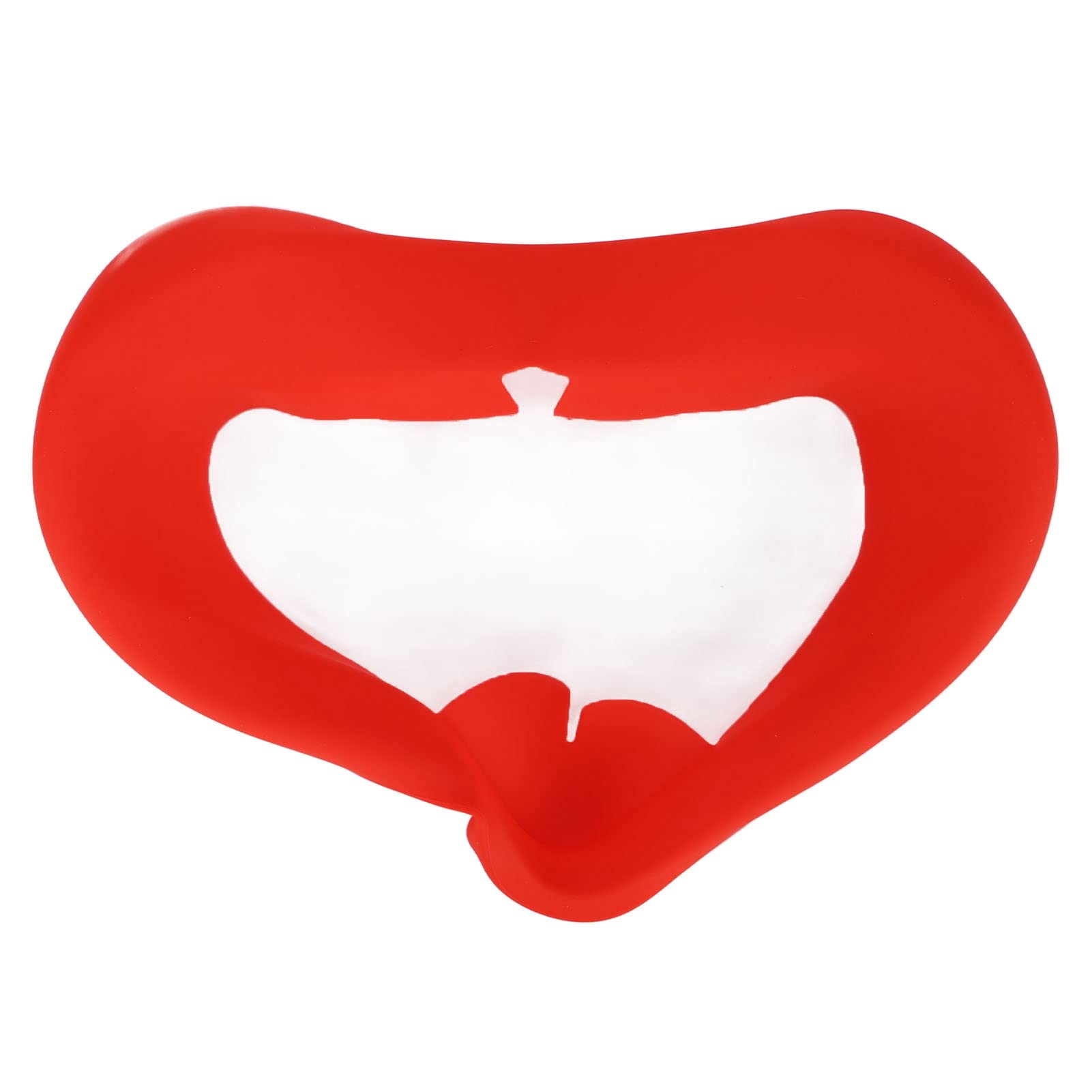 VR Glasses Cover, VR Glasses Silicone Hollow Design Breathable Environmentally Friendly Gel for Oculus 2(red)