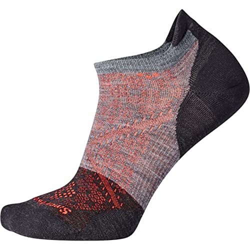 Smartwool SW001682052M Women's Cycle Zero Cushion Low Ankle Socks Medium Gray M