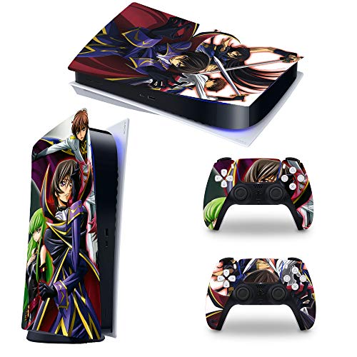 playstation 5 Skin Set – TV Show Series Japan - HD Printing Vinyl Skin Cover Protective for PS5 Console and 2 PS5 Controller ( Only fit PlayStation 5 regular)