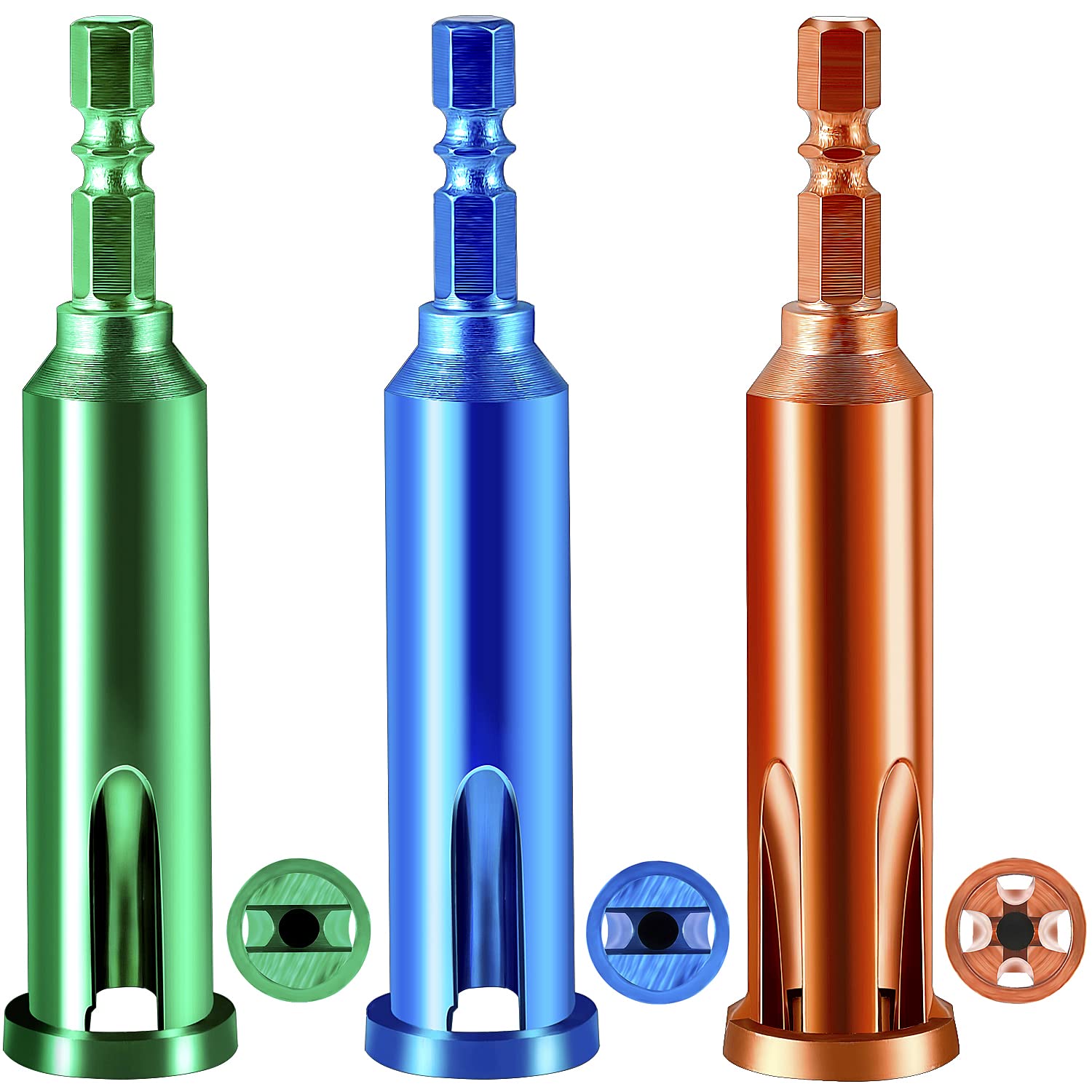 Wire Twisting Tool Cable Wire Stripper and Twister for Electrical Power Drill, 3 Way/ 5 Way Wire Stripping Tool Compatible with 6/ 7/ 8/ 9/ 10 AWG Wire