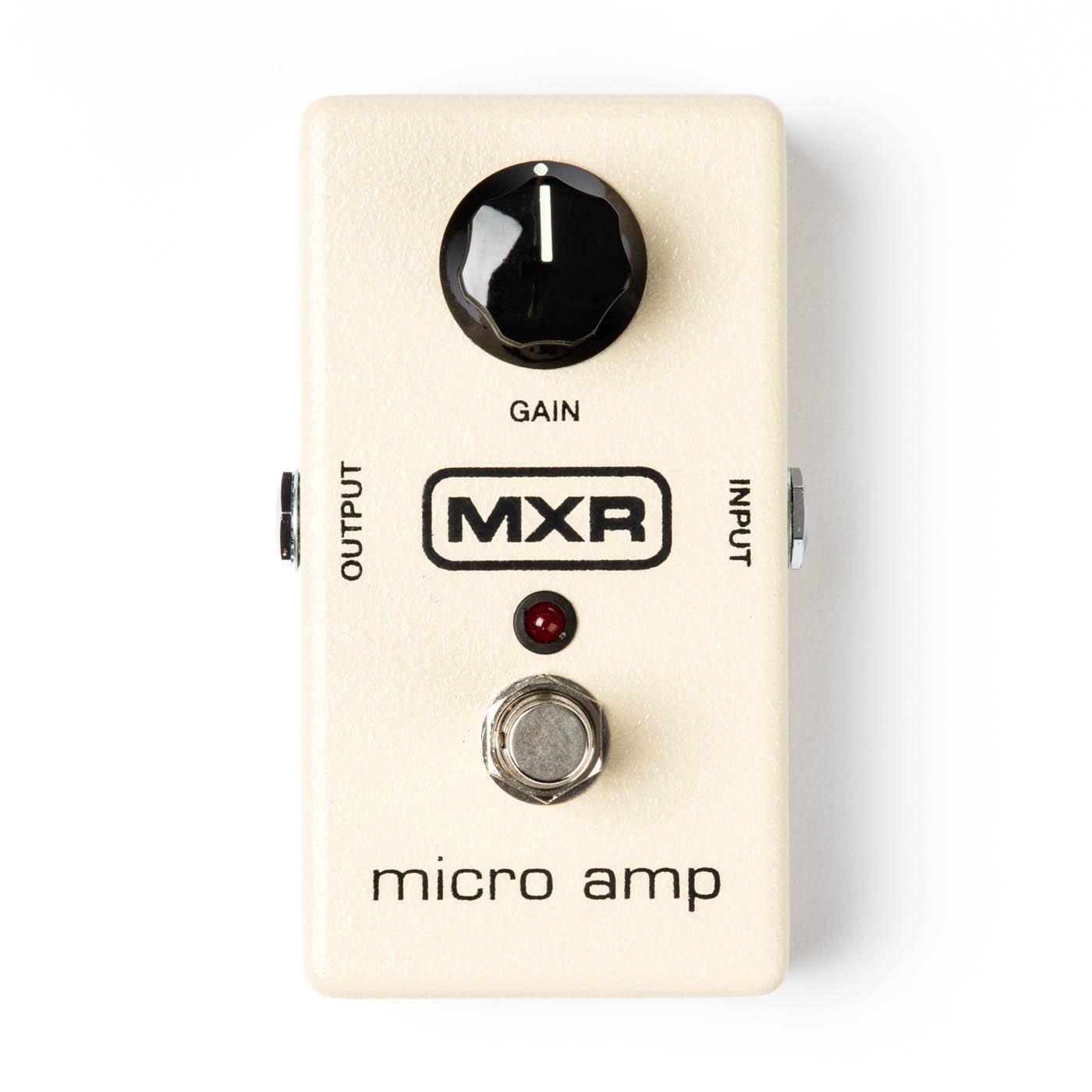 MXR M133 Micro Amp Booster Effects Pedal BUNDLE with AC/DC Adapter Power Supply for 9 Volt DC 1000mA and 6 Assorted Dunlop Guitar Picks �
