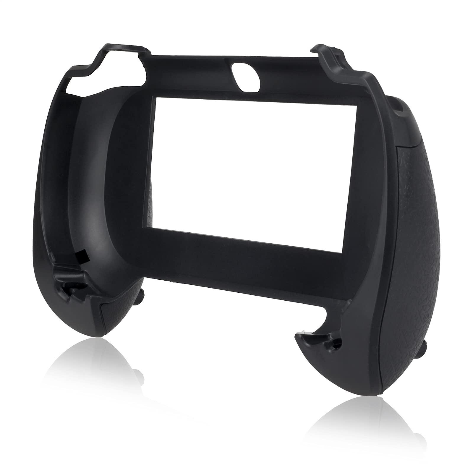 Sedicoca New Grips Hand Grip Compatible Durable Joypad Plastic Flexible Hand Grip Compatible with for PS Vita PSVita Playstation Vita 1000 (PCH-1000), Black