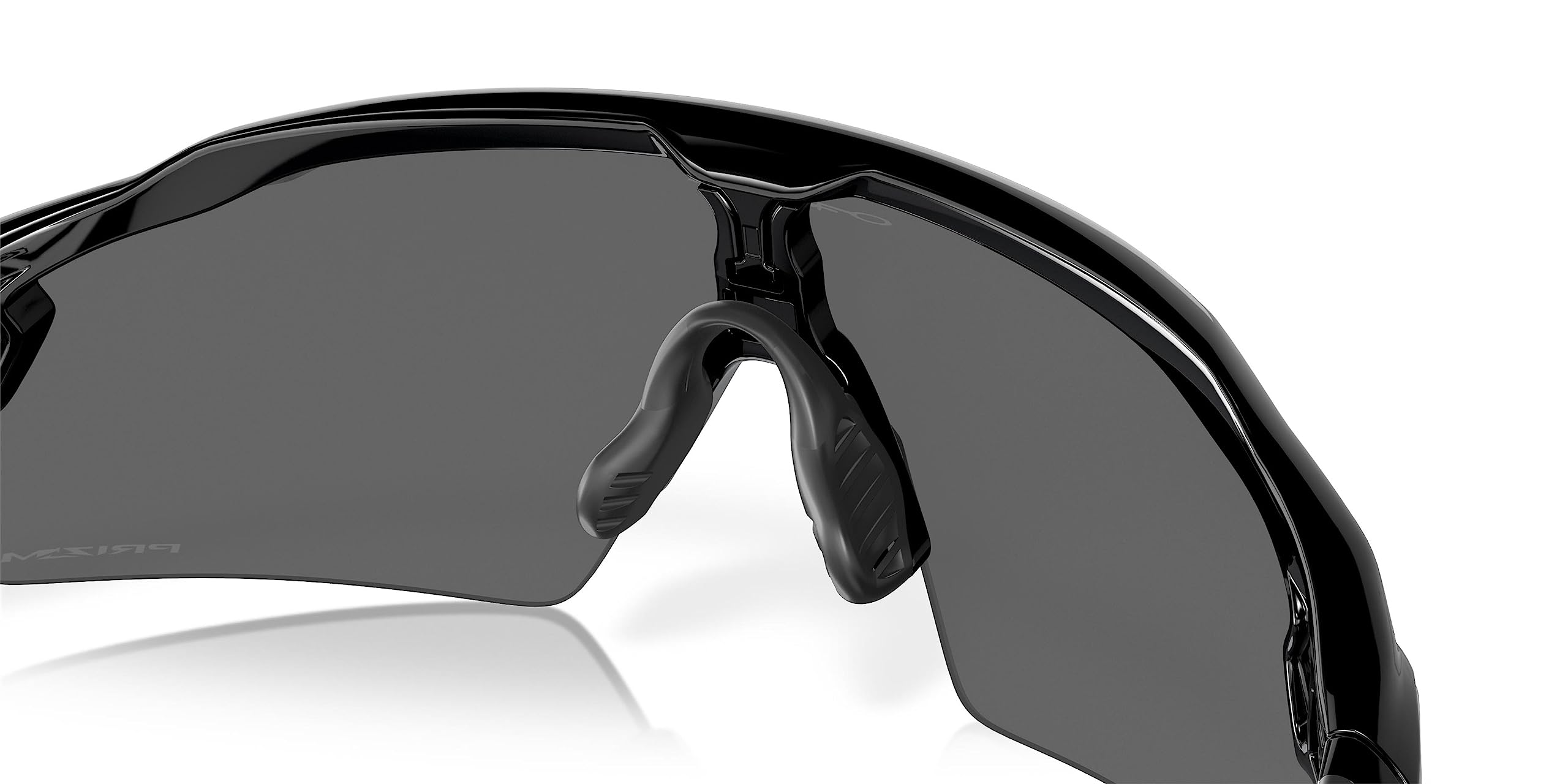 Oakley Men's OO9211 Radar EV Pitch Rectangular Sunglasses, Polished Black/Prizm Black, 38 mm