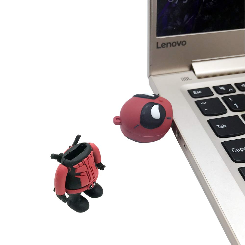 Novelty Shape Design 32GB USB 2.0 Flash Drive Cute Memory Stick Stitch Thumb Drive Data Storage Pendrive Cartoon Jump Drive Gift (hero-32GB)