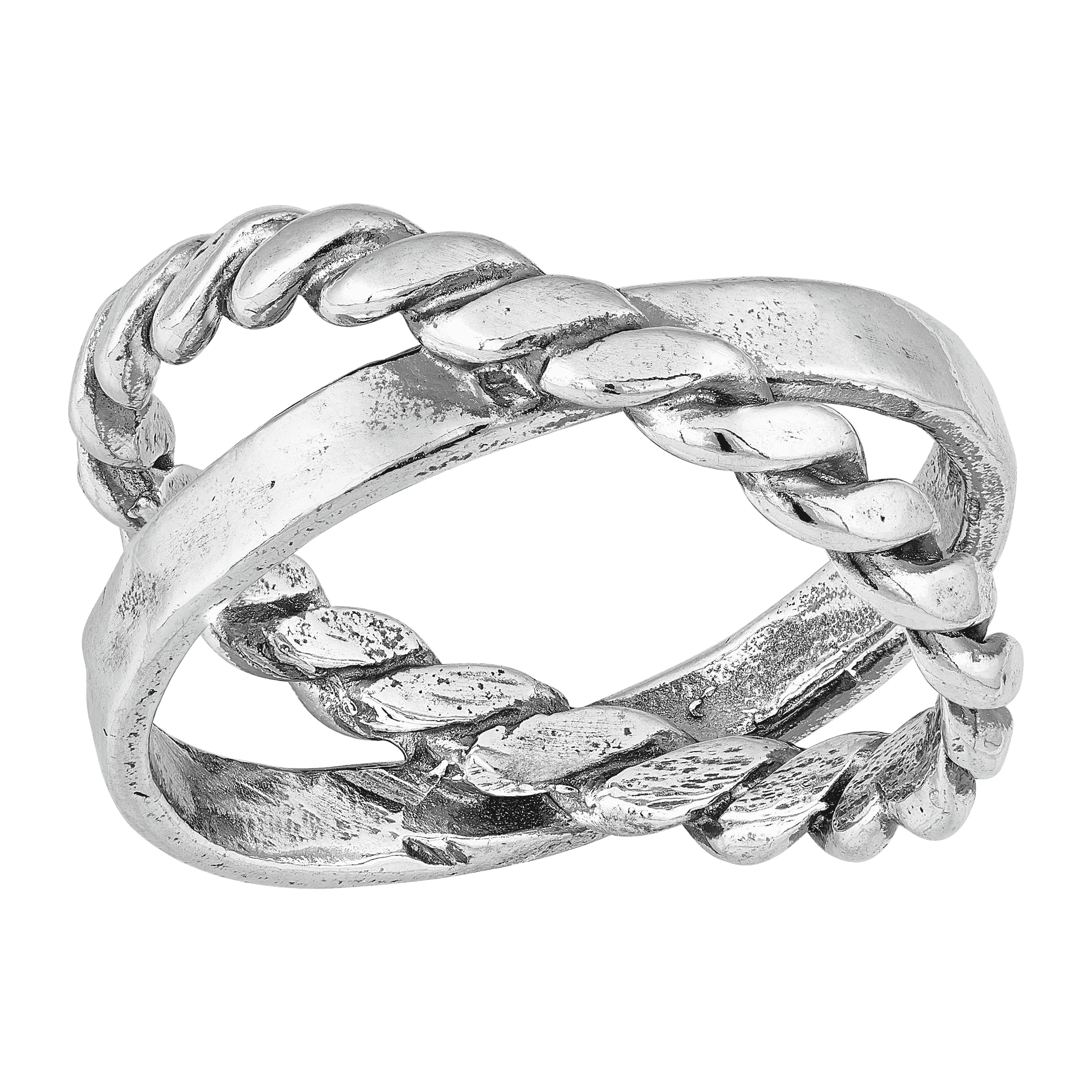 Silpada ''Twist and Turn' Ring in Sterling Silver, Size 7, Size 7