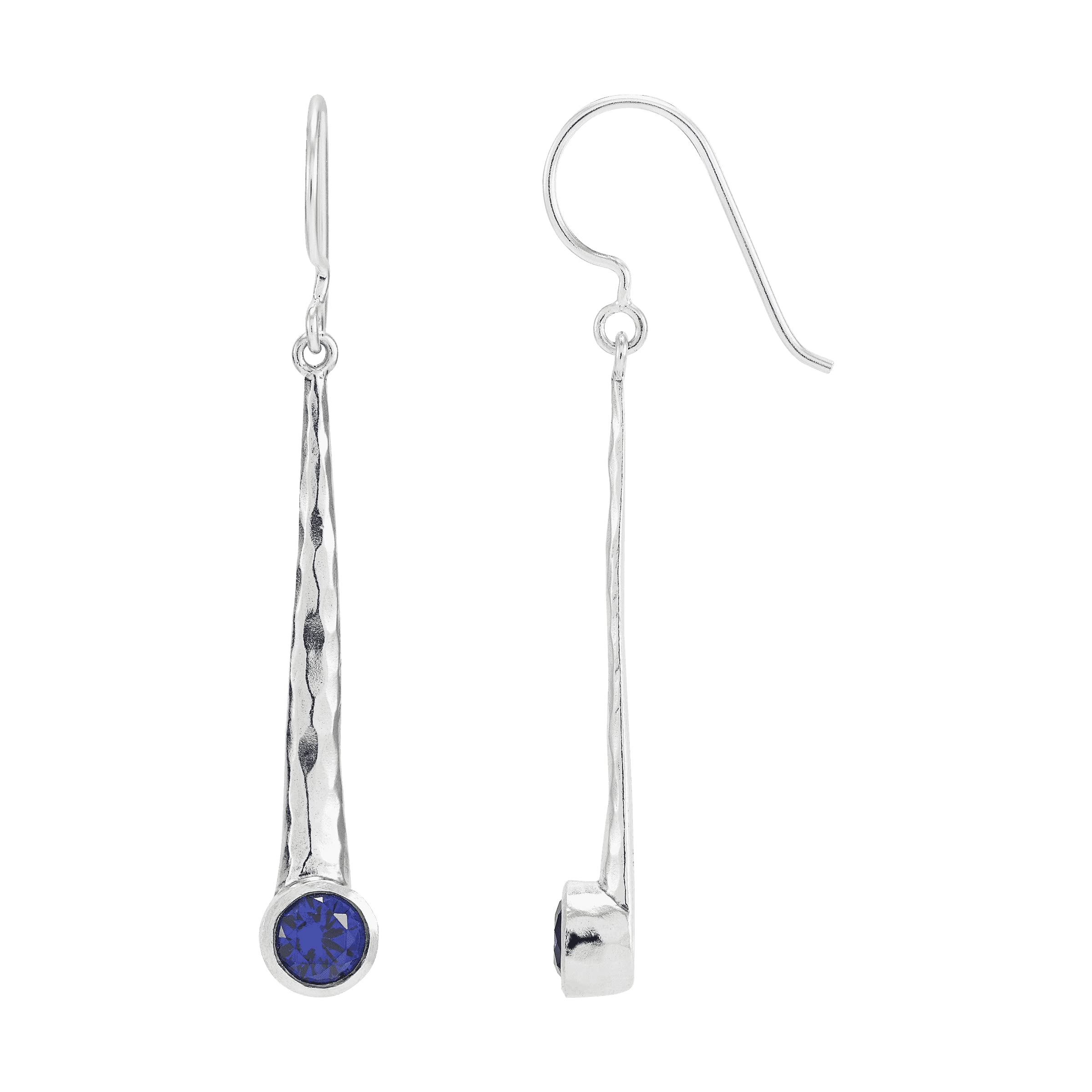 Silpada 'Dazzle Delights' Lab Created Sapphire Drop Earrings in Sterling Silver