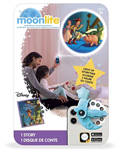 Moonlite Storybook Reels For Flashlight Projector, Kids Toddler | Toys That Go Bump in The Night | Single Reel Pack Story for 12 Months and Up