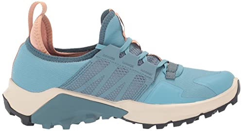 Salomon MADCROSS Gore-TEX Trail Running Shoes for Women, Delphinium Blue/Bluestone/Sirocco, 8.5