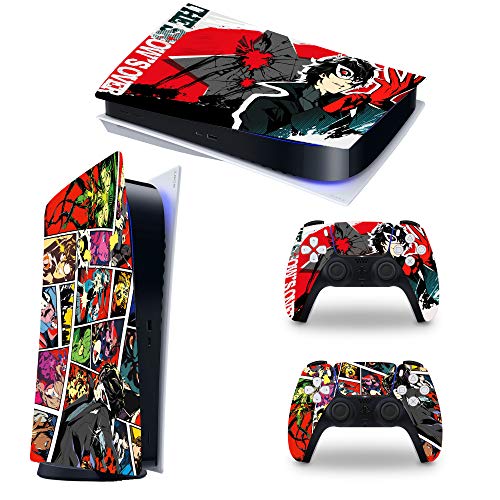 Online Shooter Game - PS5 Standard Edition Skin Console - PS5 Standard Edition Controller Skin Cover Vinyl Decal Protective