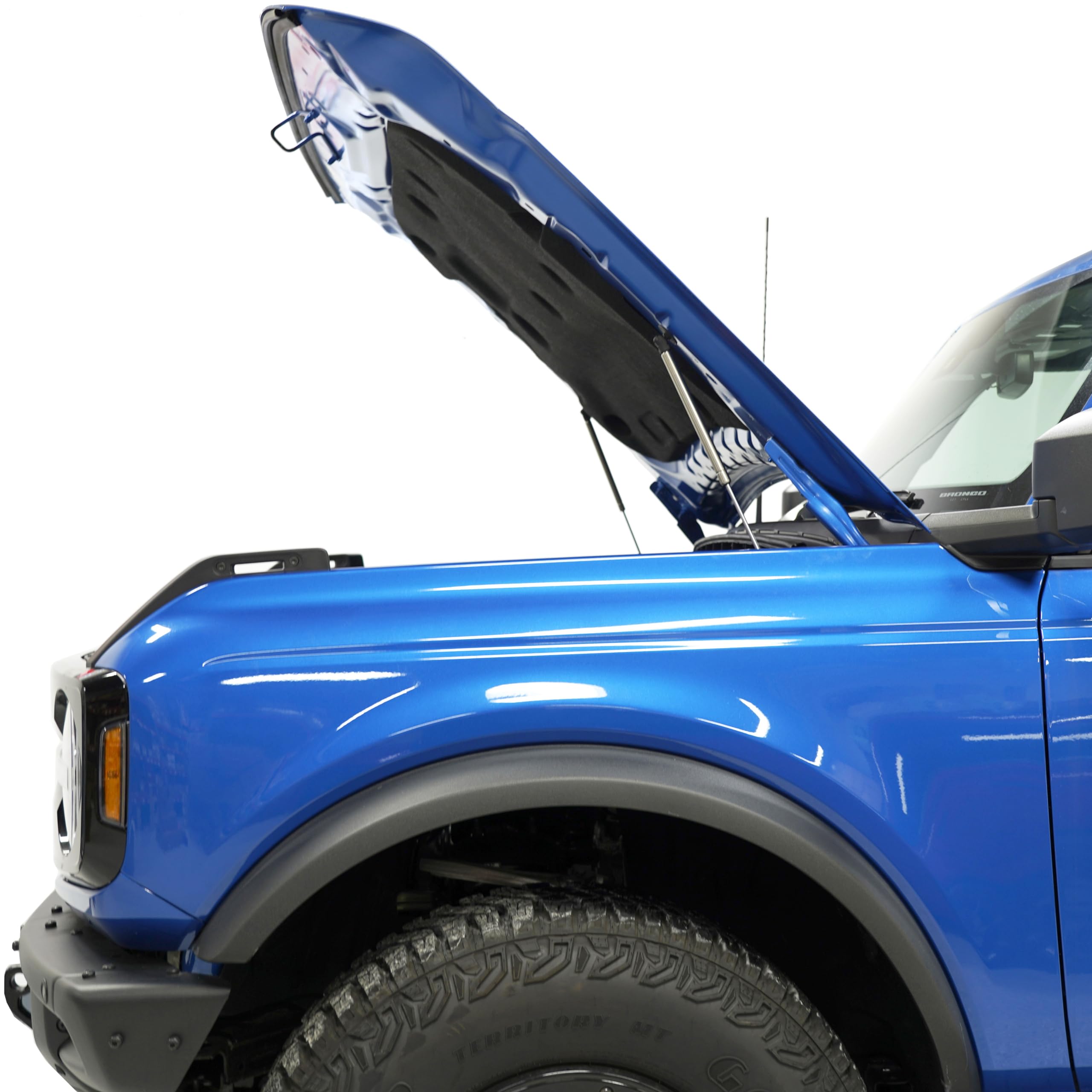 Redline Tuning 21-11039-03 Hood MaxLIFT ELITE System Compatible with Ford Bronco 2021+ (Stainless Steel Struts - Bolt in System)