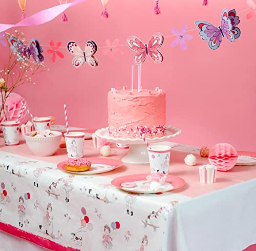 Talking Tables Kids Party Pink Treat Tubs Cups, Pack of 20, Height 15cm, 6",