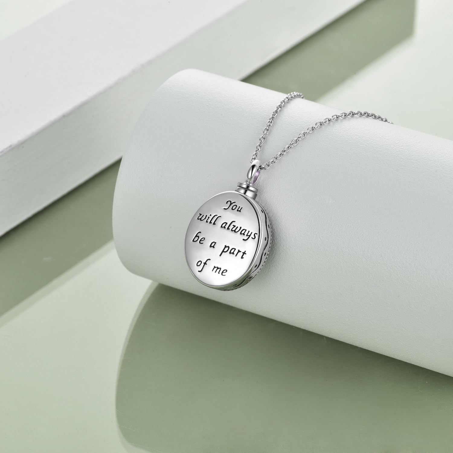 ONEFINITY Unisex Urn Necklaces for Ashes Sterling Silver Tree of Life Cremation Memory Jewelry for Women Men