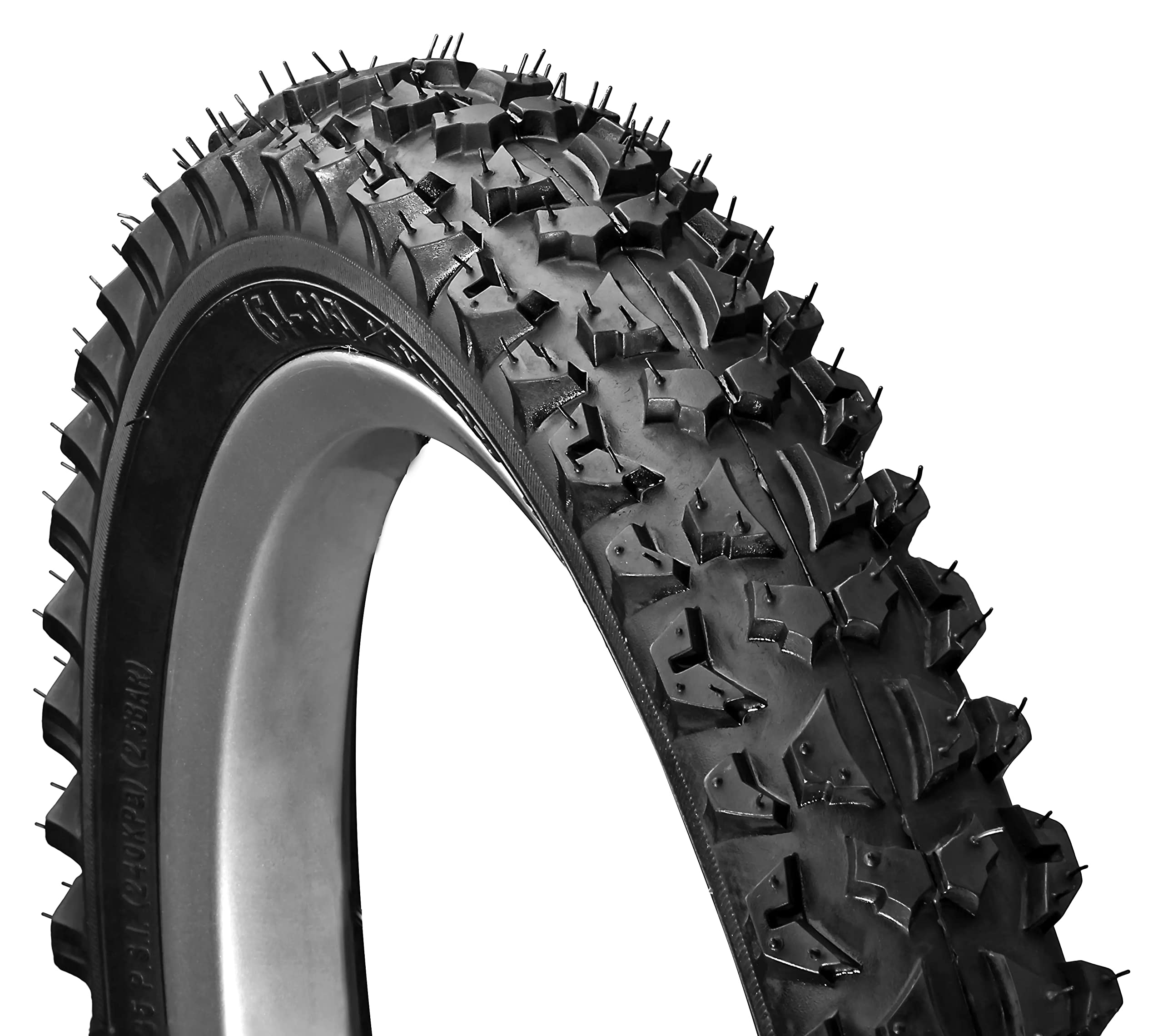 Schwinn Replacement Bike Tire, 27.5" x 2.10" Mountain Bike Tire, High Traction Knobs, Puncture Guard, Fits Internal Rim Widths 19mm-29mm, PSI Range 35 to 65