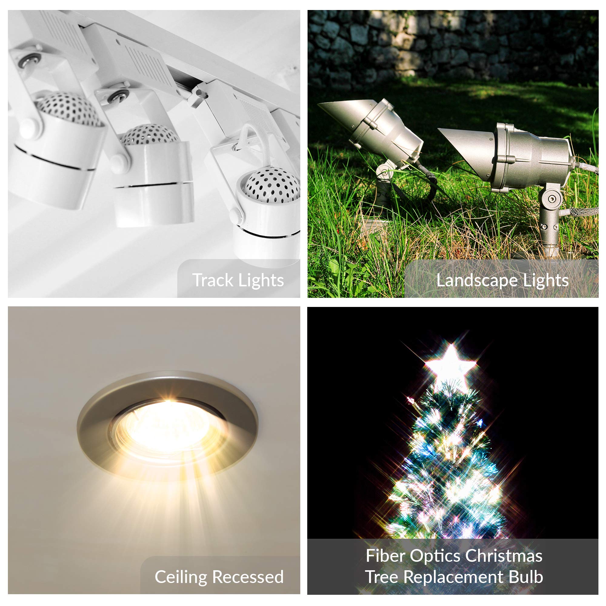 Simba Lighting LED MR11 Flood Light Bulbs (4 Pack) 12V 3W 20W Halogen Replacement 2-Pin 240lm for Landscape, Accent, Track Lights, and Christmas Tree Fiber Optics, GU4 Bi-Pin Base, 3000K Soft White