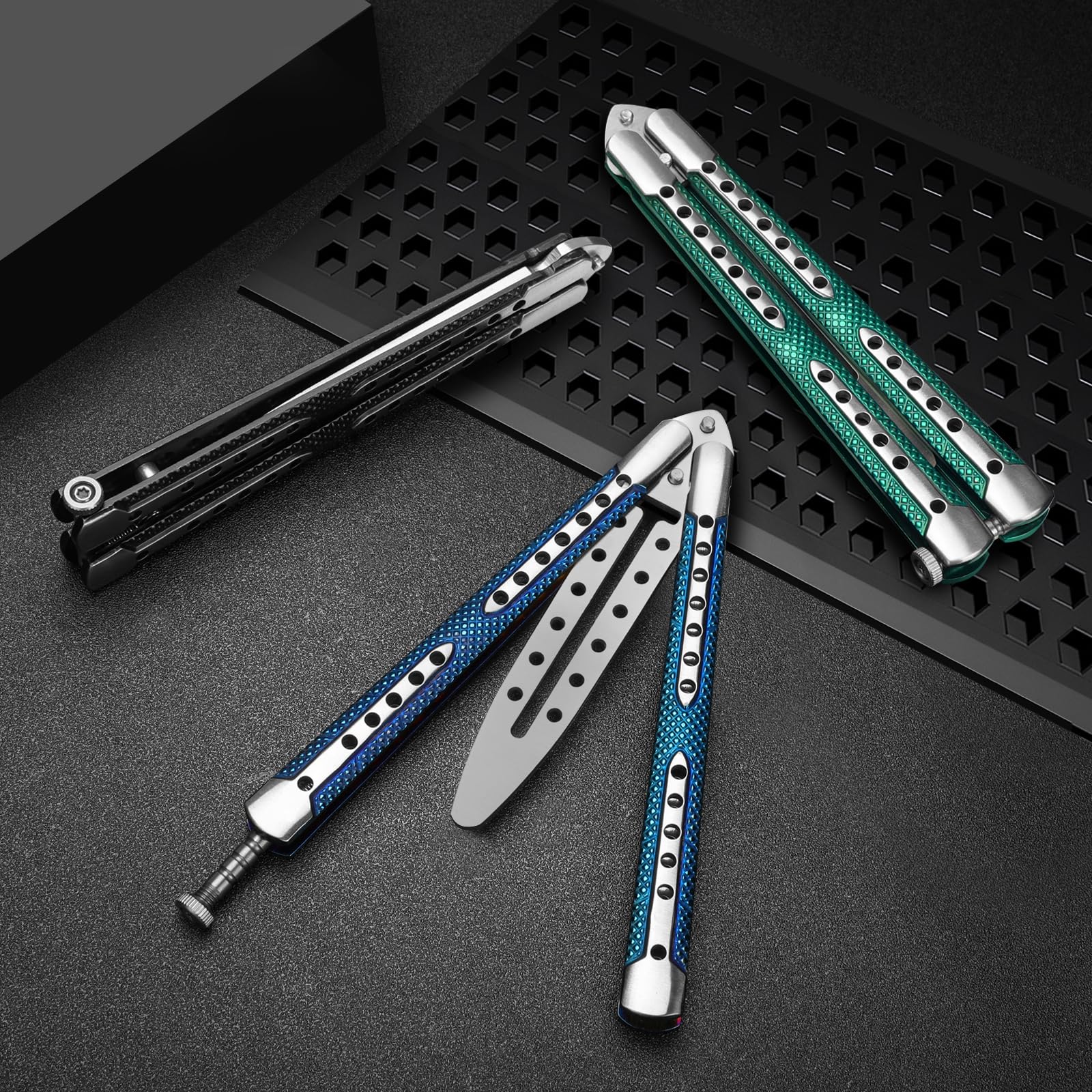 MARCOLO Pocket Multitool Survival Camping Tool Blue