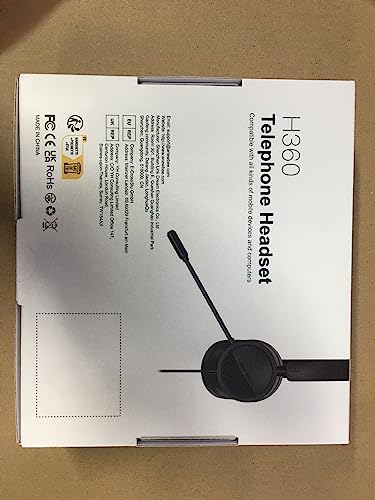 New bee USB Headset Computer Headset in-Line Call Controls Office Headset with Noise Cancelling Micphone Call Center Headset for Skype, Zoom, Laptop, Phone, PC, Tablet, Home with USB-C Adapter