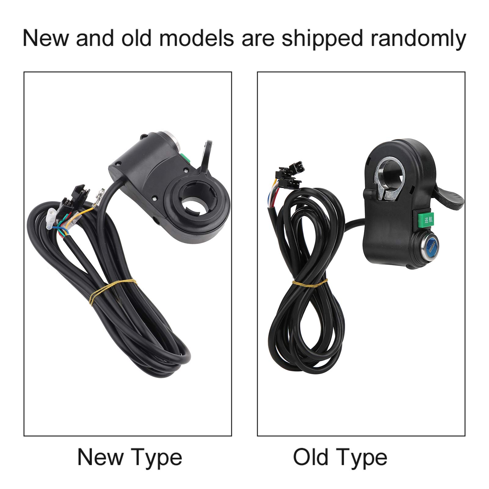Shanrya Cruising Handlebar Switch, Thumb Lock Handlebar Switch, Stable Characteristics Electric Bike Accessory for Cycling