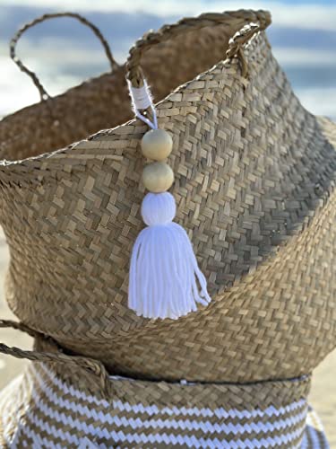 Premium Set of 4 X-Large Seagrass Baskets-Stylish and Sustainable Storage Solution for Home Decor-Handwoven, Durable & Eco-friendly-Ideal for Organizing Toys, Blankets, and more.
