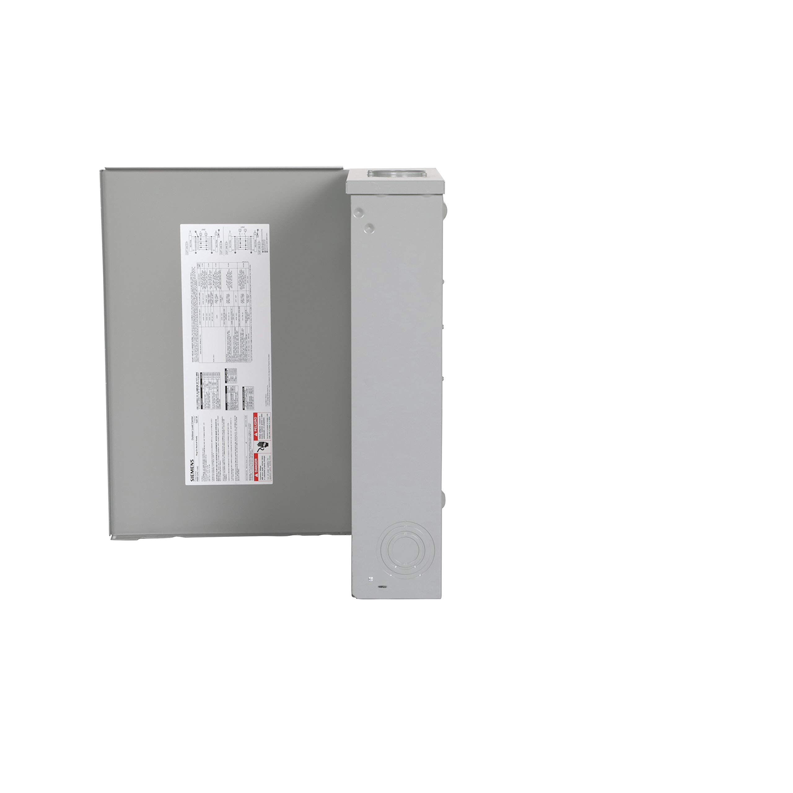 PN Series 125 Amp 12-Space 24-Circuit Main Lug Plug-On Neutral Load Center Outdoor with Copper Bus