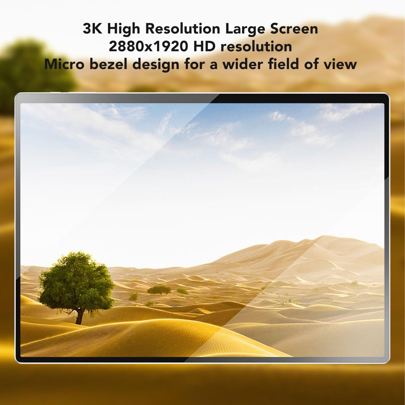 PUSOKEI 2 in 1 Laptop, 12.3inch 2880x1920 IPS Display Notebook with 3K Touch Screen, LPDDR4 16GB Laptop Computers College Laptops with Magnetic Keyboard, WiFi Touch Screen for Windows
