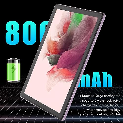 Office Tablet, 5G WiFi 4G LTE Tablet PC 10 Core 10.1 Inch US Plug 100‑240V for Travel (#1)