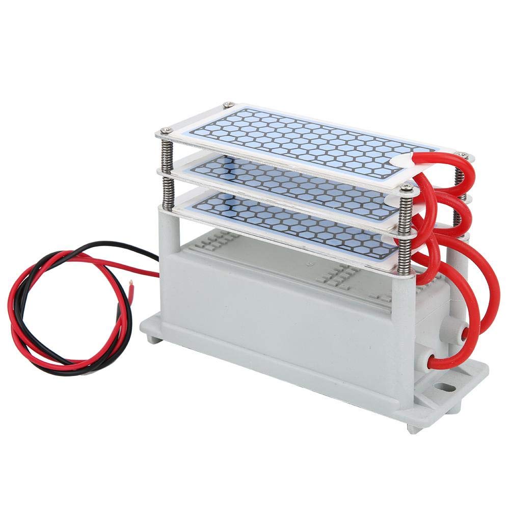 Ozone Generator, Ceramic Plate Air Purifier 3.1kv-3.5kv Ozone Disinfection Machine Ceramic Plate Air Purifier for Dryer Refrigerator(110V)