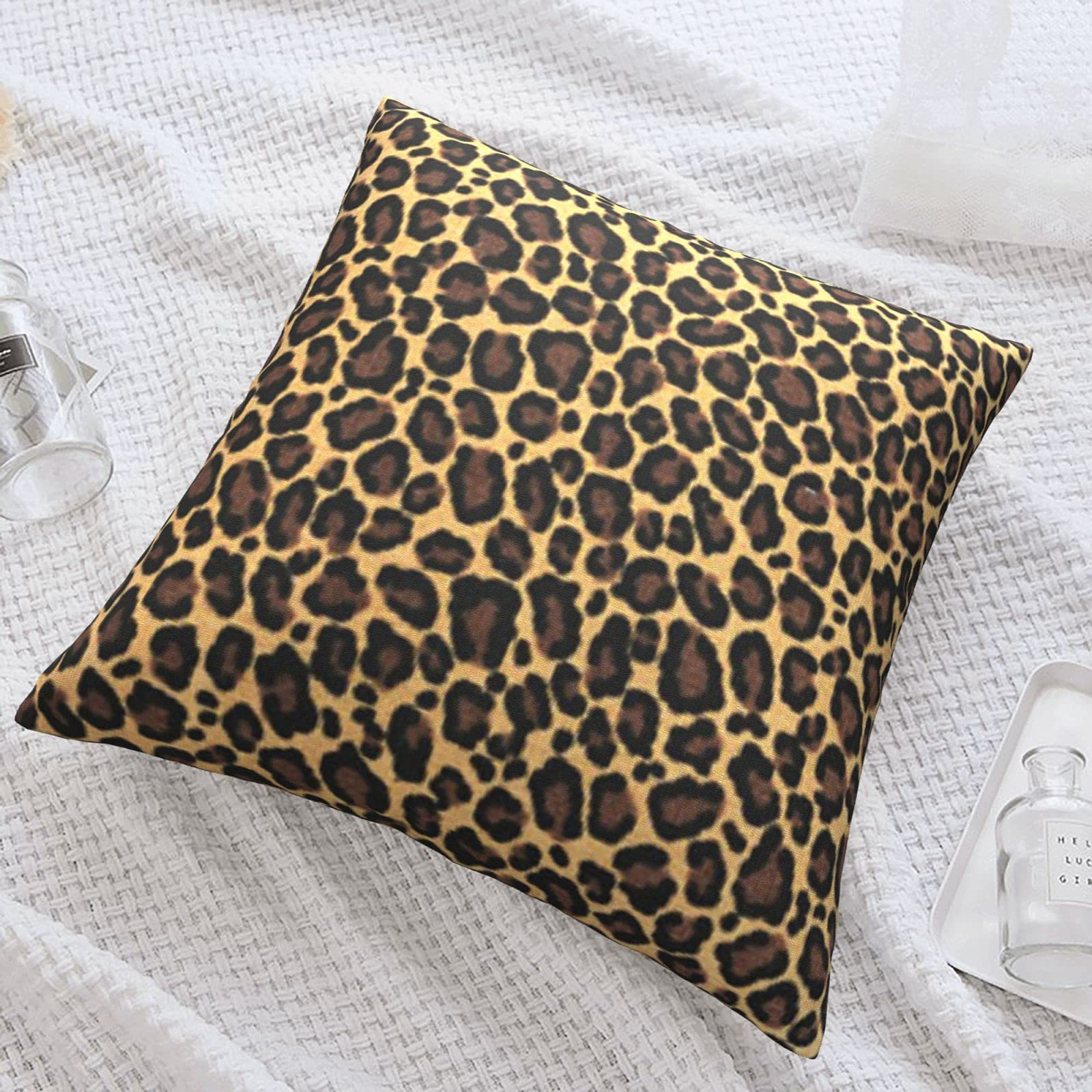 simple socks Leopard Skin Pillowcase Bedroom/Living Room/Room/Sofa Pillow Cover Pillowcases 18 x18inch
