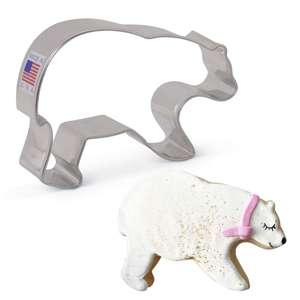 Small Bear Cookie Cutter, 3.5" Made in USA by Ann Clark