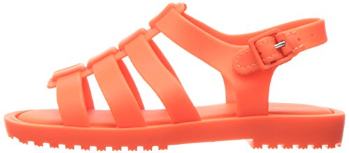 Mini Melissa Baby Girls Mini Flox Mary Jane, Orange, 8 Infant