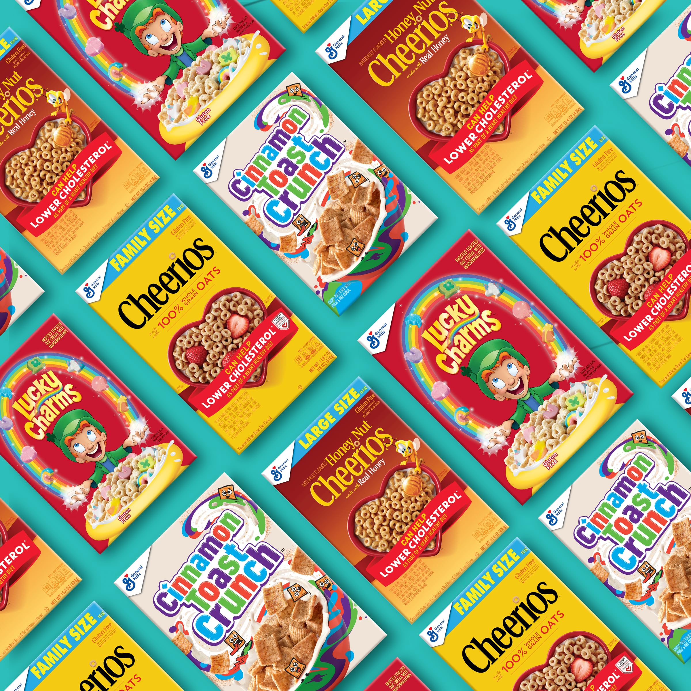 Original Cinnamon Toast Crunch Breakfast Cereal, 4 Pack 8 OZ Cereal Cup