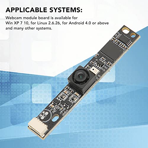 Yoidesu USB Camera Module, 12MP Ultra HD 3840x3104 USB Webcam Module Board, IMX258 COMS UVC USB 4K Video Webcam for Wide Angle HD 4K Conferences