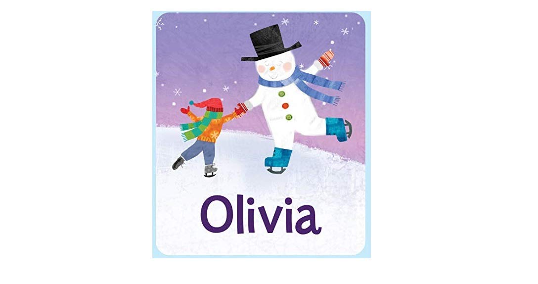 Personalized Stickers for Kids, Snowman - I See Me!
