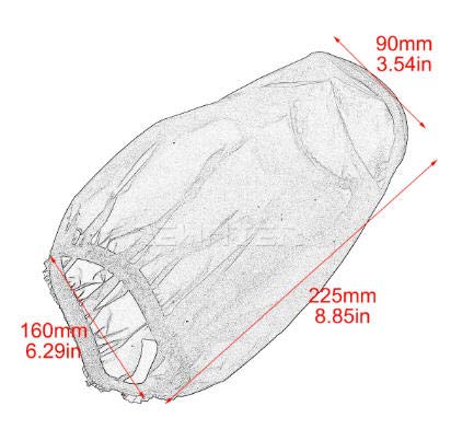 Motorcycle Air Filter Heavy Breather Rain Sock Black Protective Cover for Harley Air Cleaner Kits XL 1200 Touring Softail Dyna