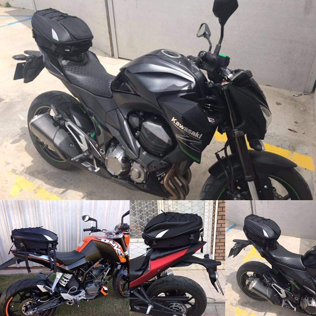 Motorcycle Seat/ Tail Bag - Dual Use Backpack Waterproof Motorbike Helmet Storage Bags For Luggage Motorcycle Dirt Bike Accessories