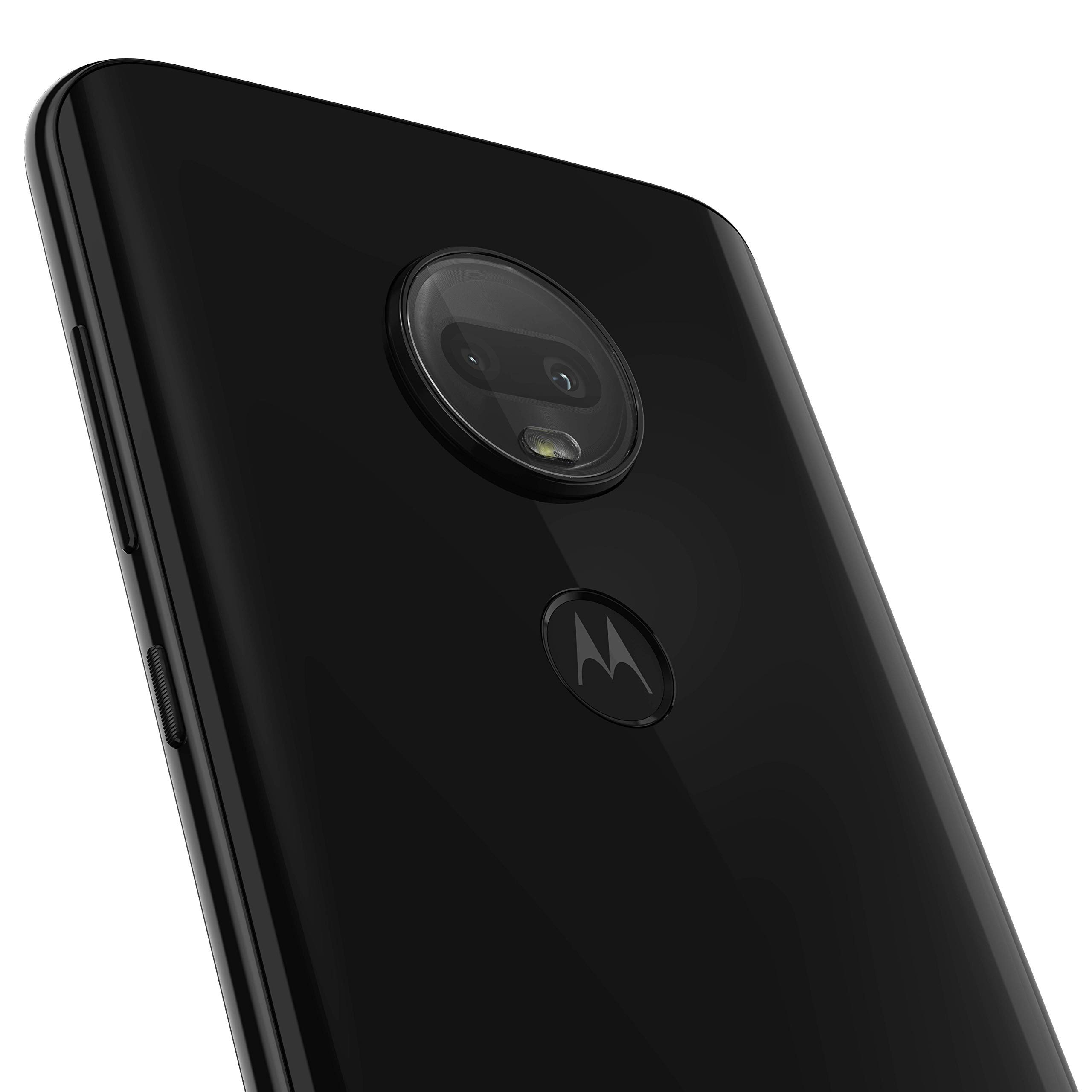 Motorola - Moto G7 with 64GB Memory Cell Phone (Unlocked) - Ceramic Black (Renewed)