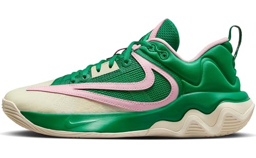 NIKE Men's Sneaker Three Quarters Tall, Malachite Malachite Med Soft Pink, 10.5
