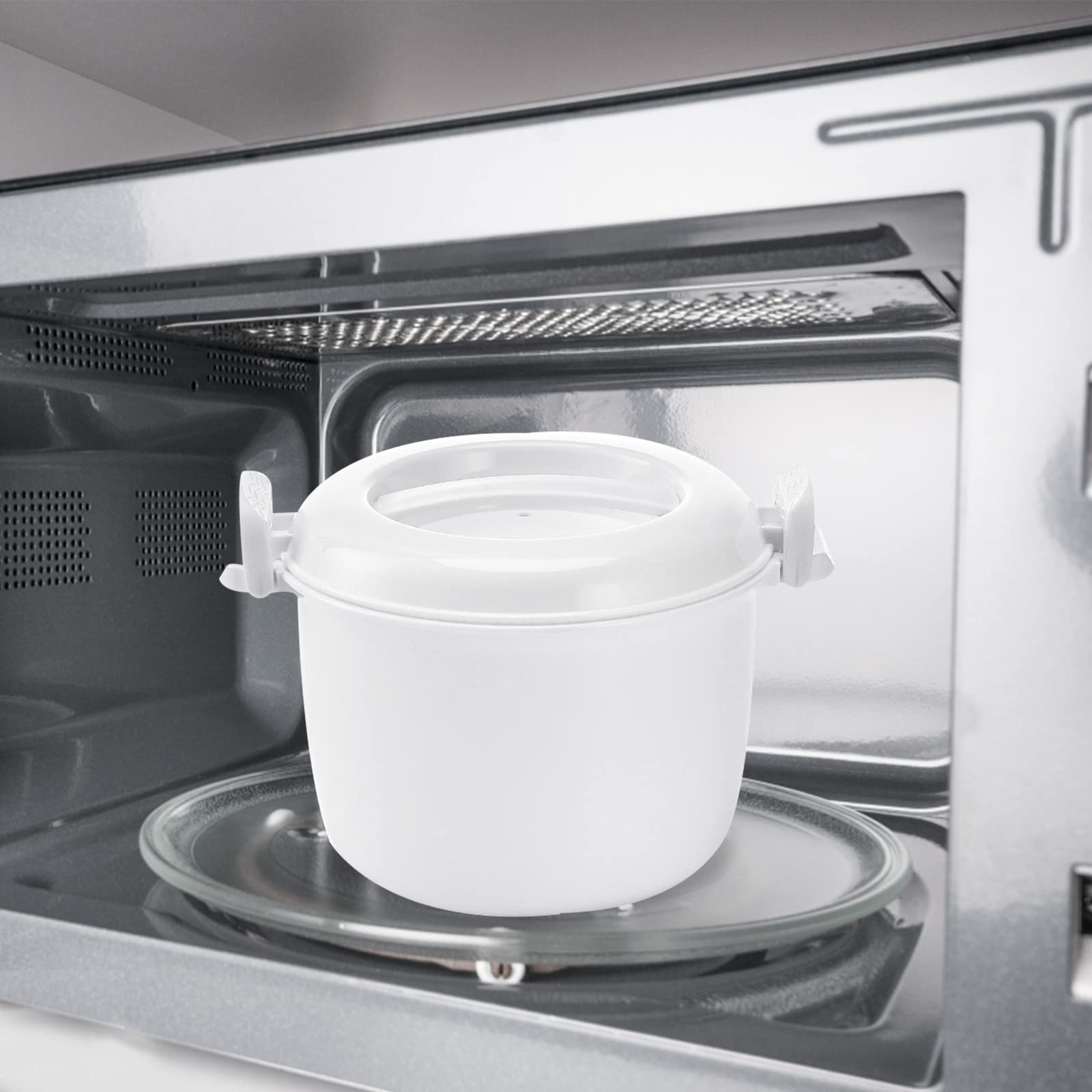 Small Rice Maker Friendly Microwave Rice Cooker: Easy Microwave Cooking Easy Fast Microwave Cookware for Rice Pasta and More S Microwave Rice Steamer