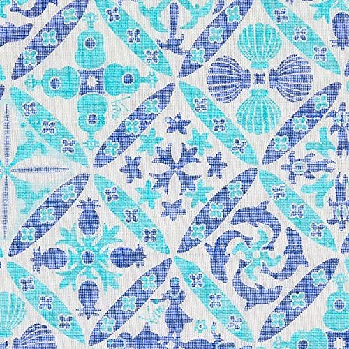 Shirayuki Japanese Kitchen Cloth KYO-YUZEN Hawaian. Set of 3. Made Layered Fine Mesh Cloth. Dish Wipe, Table Wipe, Hand Wipe. Made in Japan (Hawaian Set)