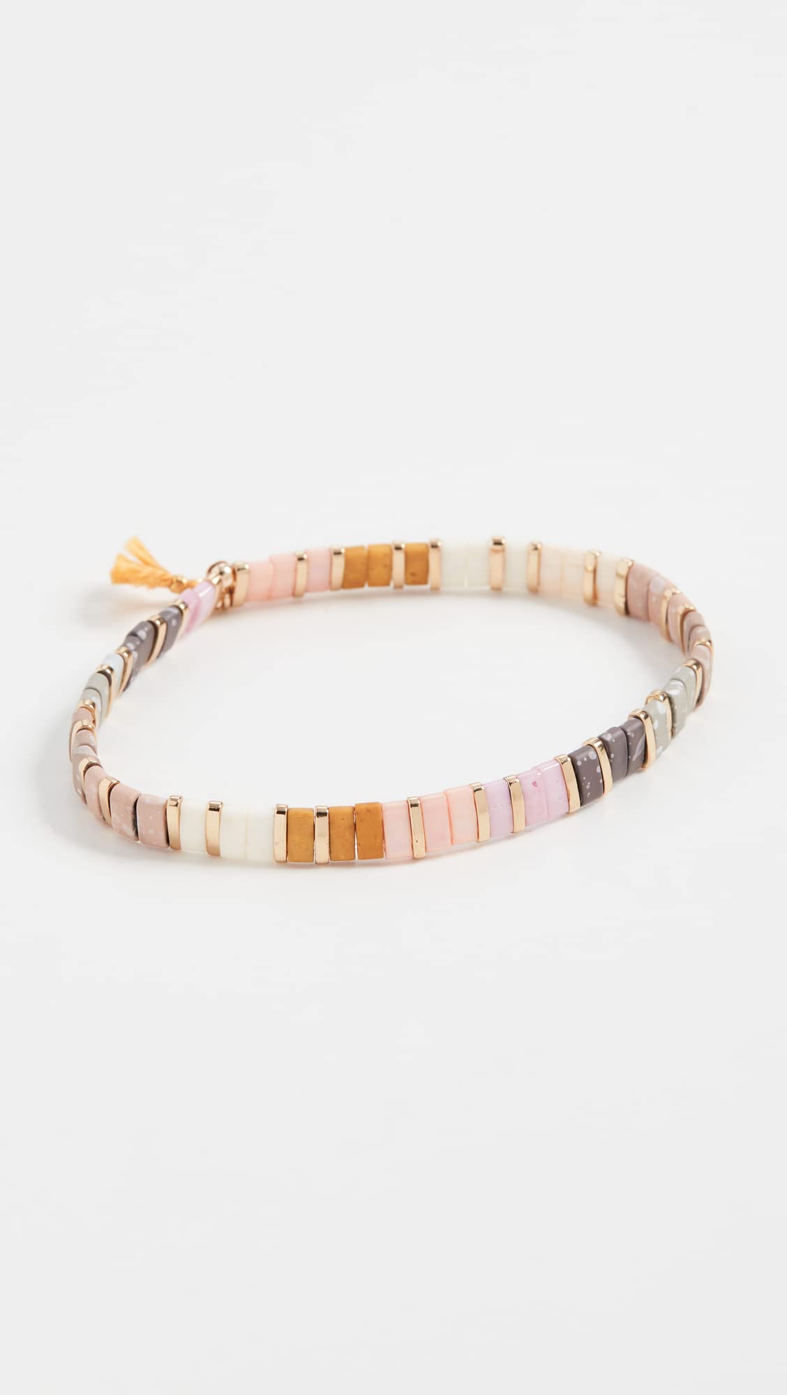 SHASHI Women's Tilu Bracelet, Blush, Gold, One Size