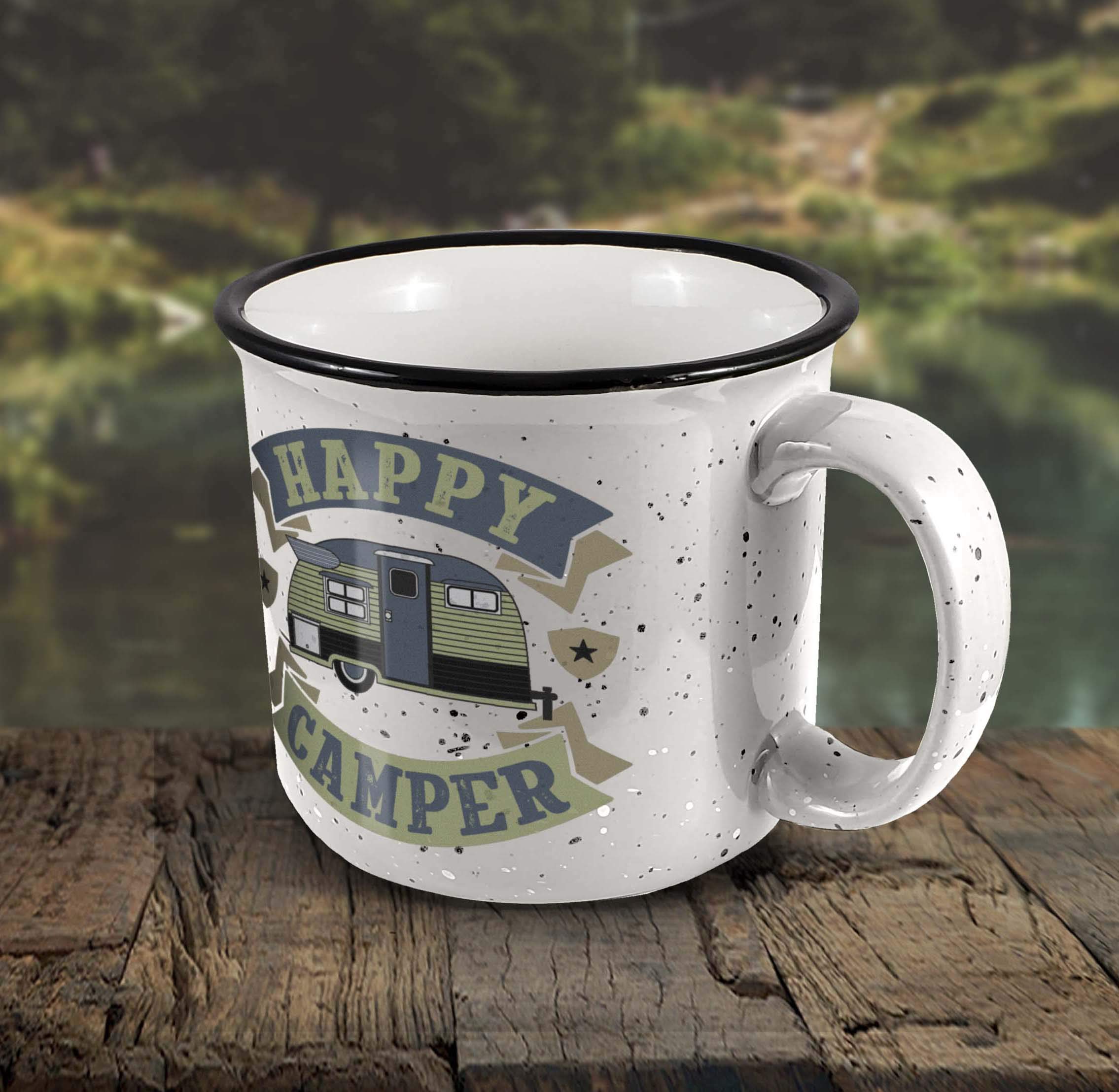 Spoontiques - Harry Potter Camper Mug - Cute Ceramic Campfire Mug - Great for Outdoor Lovers, Backpackers, Adventurers - Friends & Family Gifts