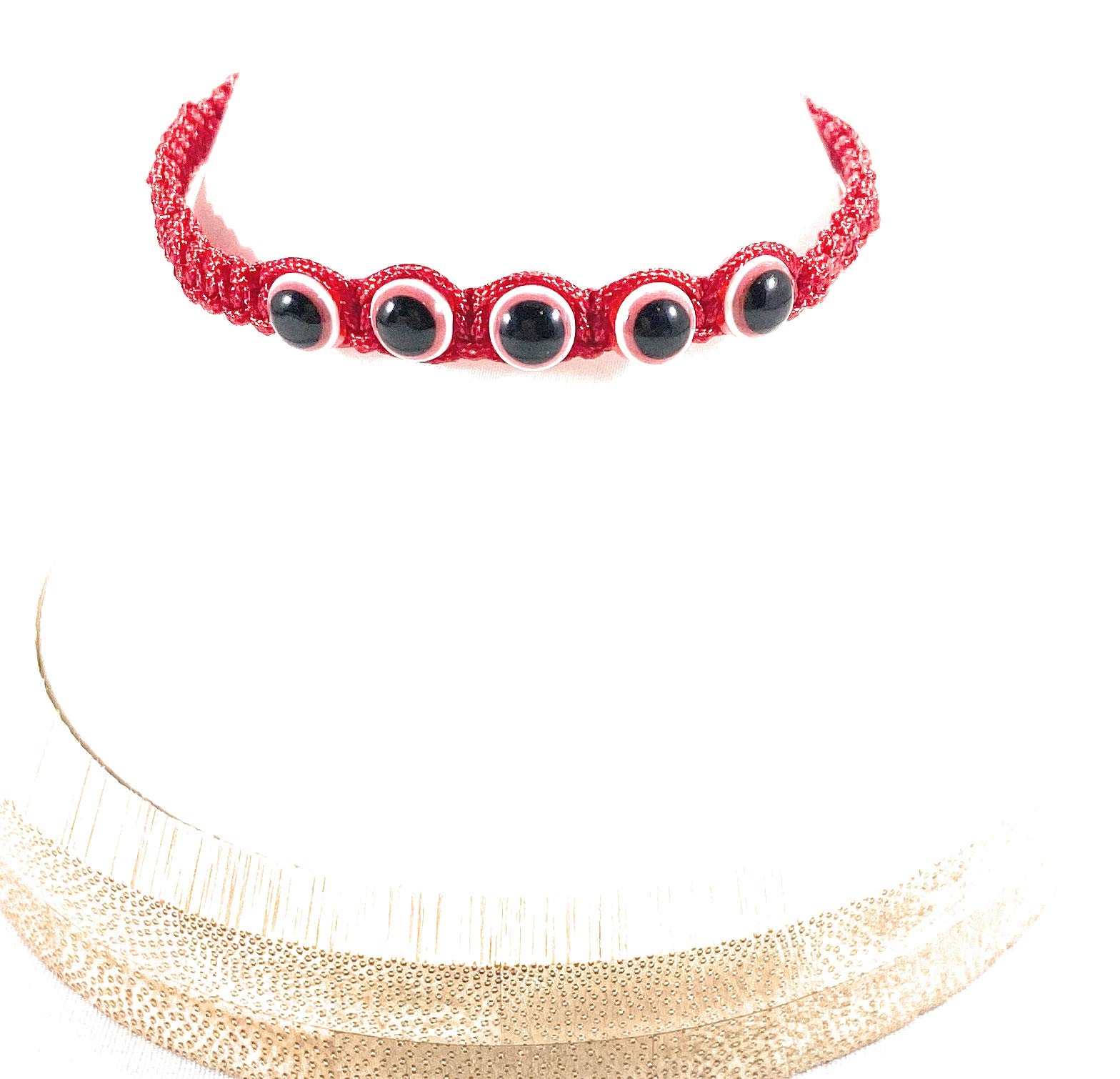 Multi Red Evil Eye Red String Adjustable Bracelet Pulsera Hilo Color Rojo De Ojo Color Rojo Para Mal De Ojo