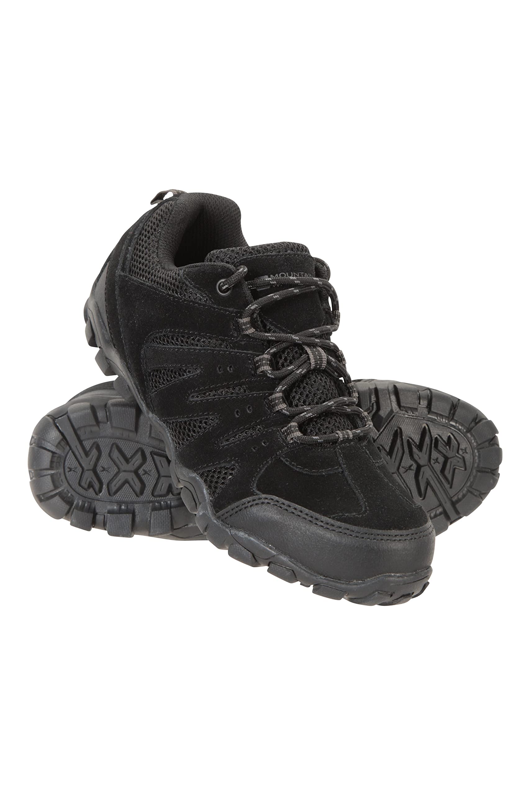 Mountain Warehouse Outdoor Womens Hiking Shoes Walking Sneakers Black Womens Shoe Size 7 US