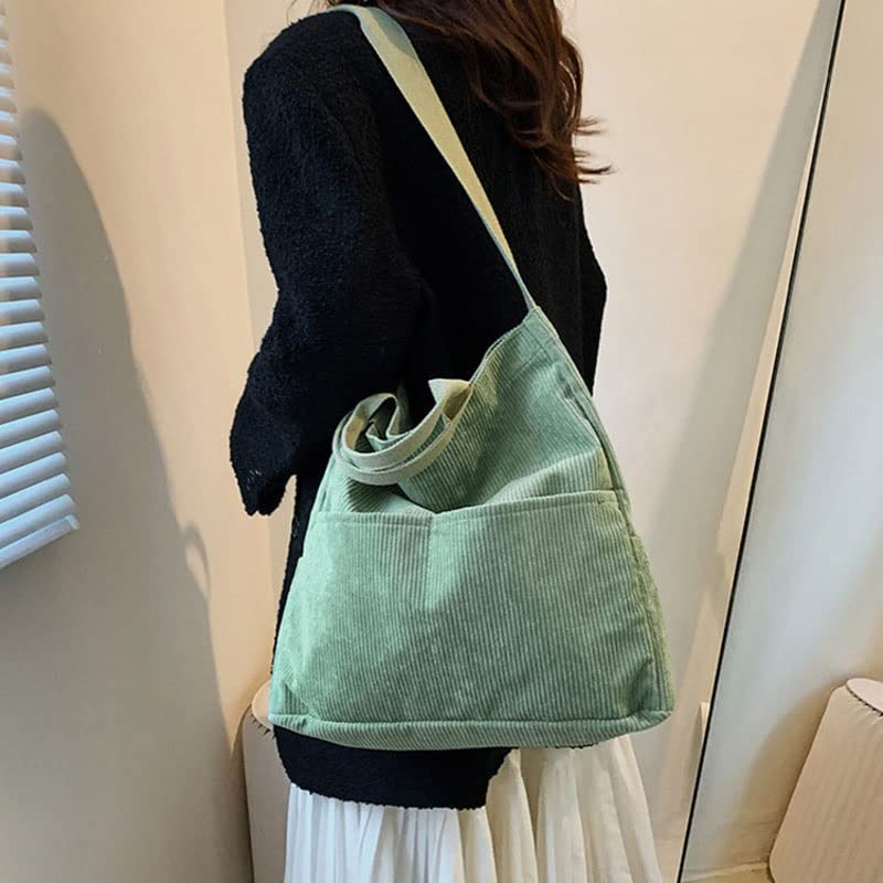 TFIIEXFL Large Capacity Shopping Canvas Tote Casual Simple Bag Handbag Shoulder Bag
